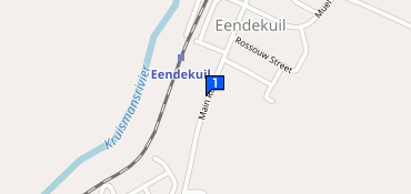 SAPS Eendekuil Police Station, Main Rd, phone +27 22 942 1600