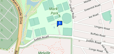 Wits Marks Park, Judith Rd, Emmarentia, Randburg, phone +27 11 717 9404